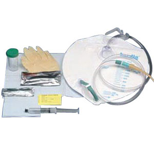 Bardia® Closed System Foley Tray with 18Fr Silicone Elastomer Coated ...