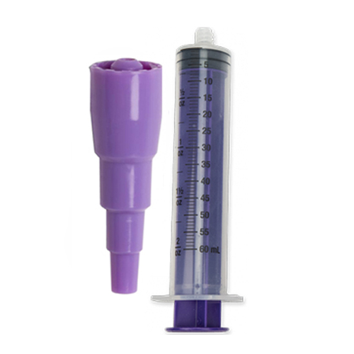 ENFit Tip Syringe with Transition Connector, 60mL 97660TC