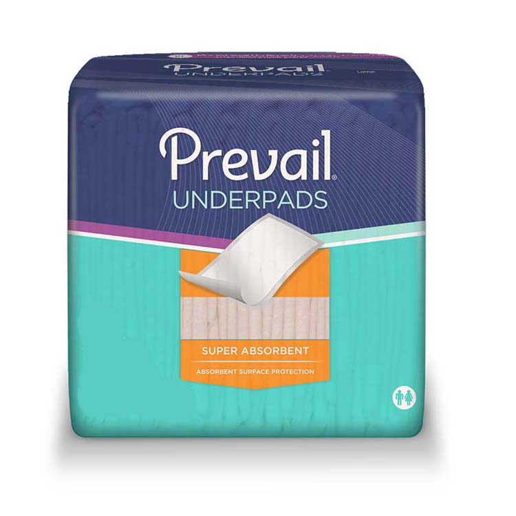 Prevail®Fluff Disposable Underpads, Green, Latex Free 23"x 36" FQUP150